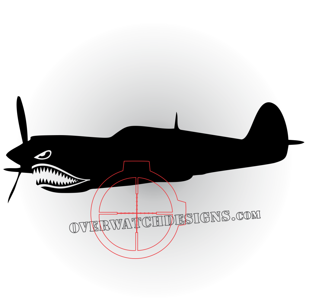 Warhawk Plane with Shark Teeth - Overwatch Designs