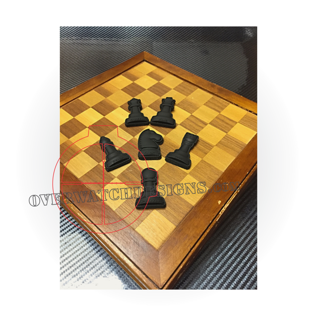 Chess Set PVC Patch - Overwatch Designs