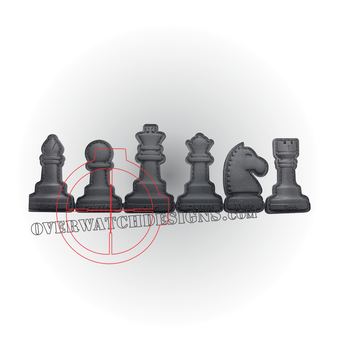 Chess Set PVC Patch - Overwatch Designs