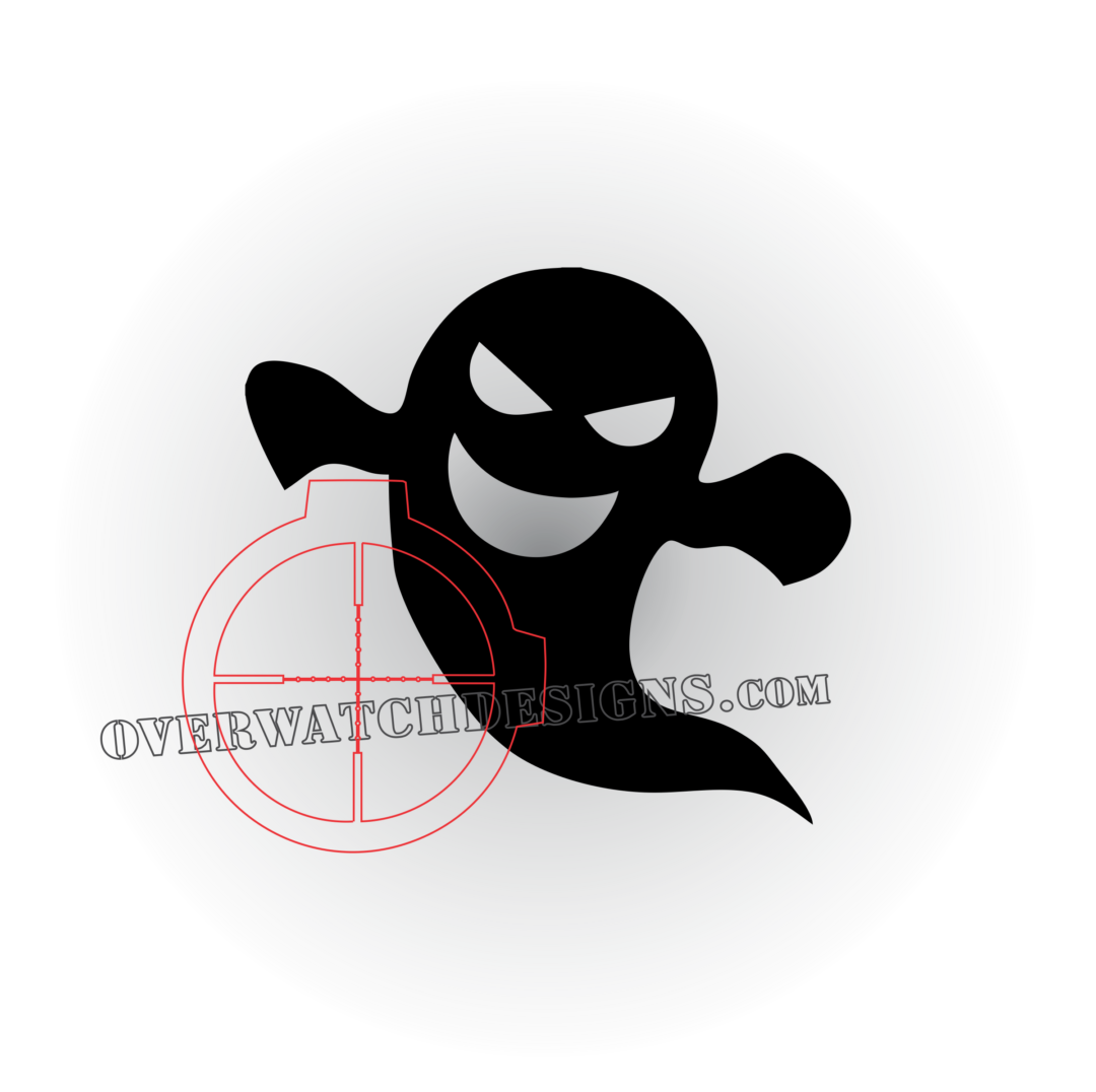 Ghost Decals, perfect for Halloween Decorations! -Overwatch Designs
