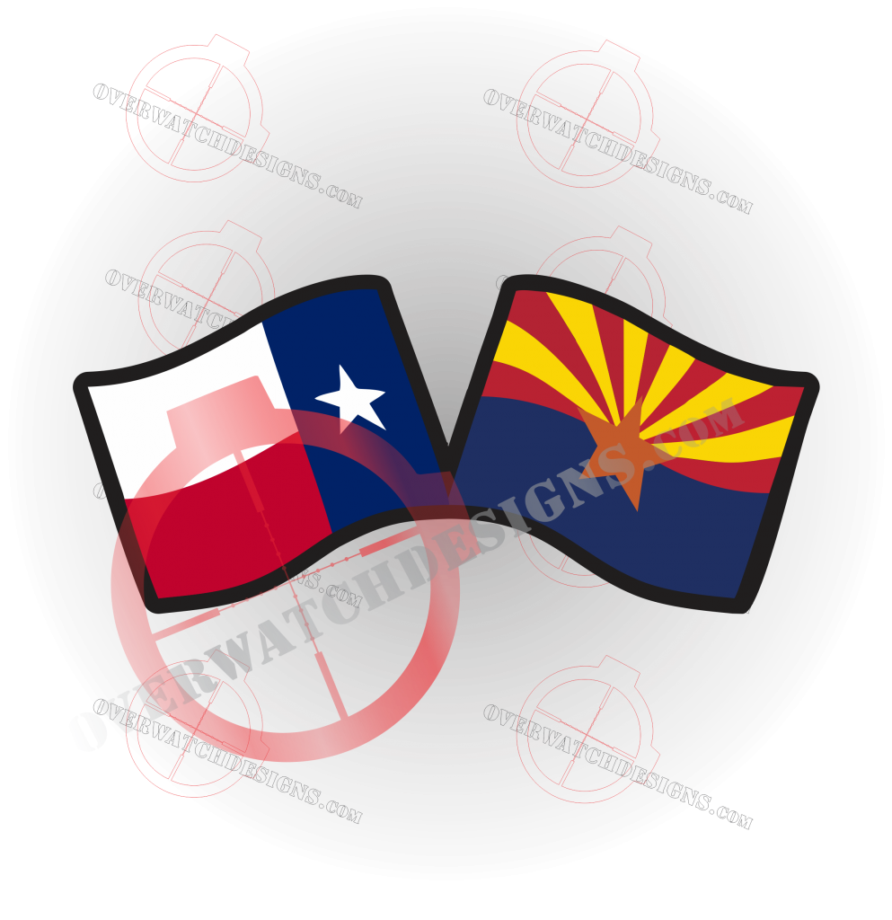 Arizona and Texas Flags - Overwatch Designs