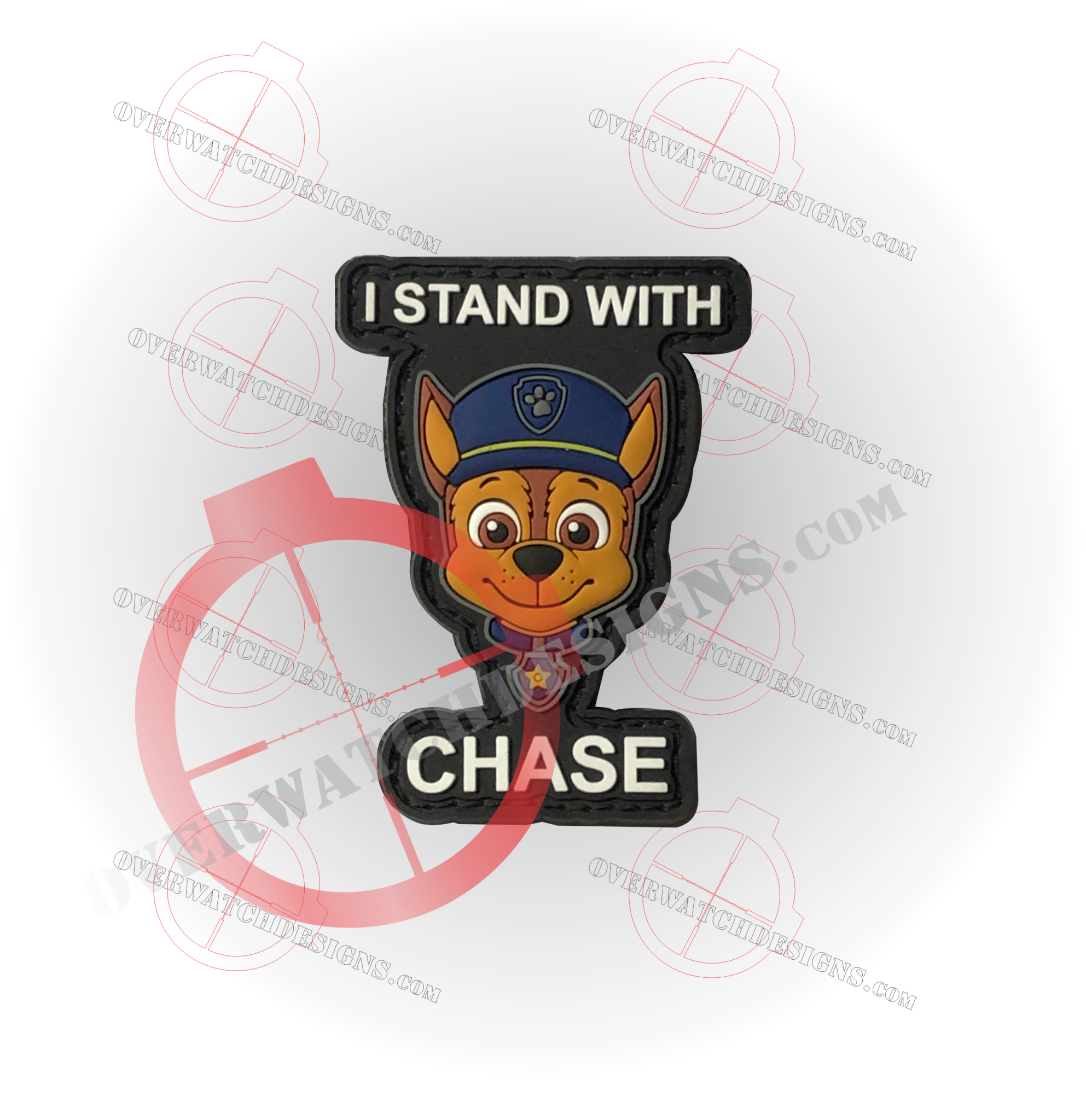 Stand With Chase Patch - Overwatch Designs
