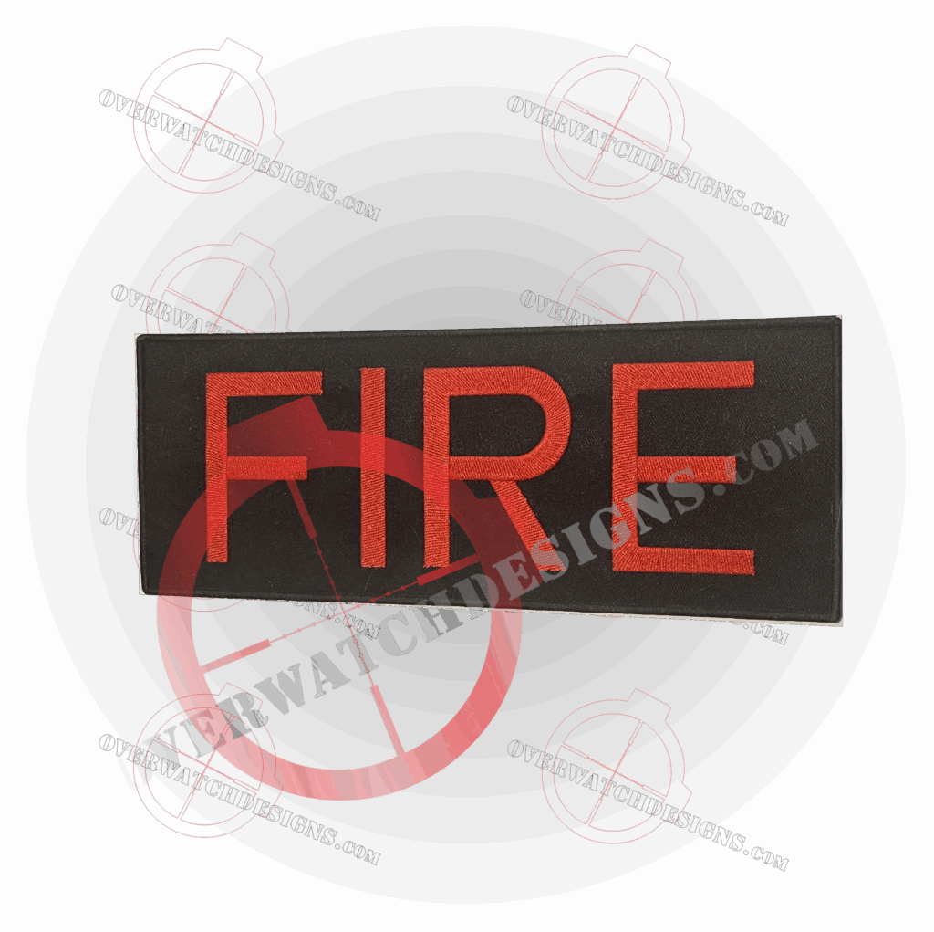 Fire Patch - Overwatch Designs